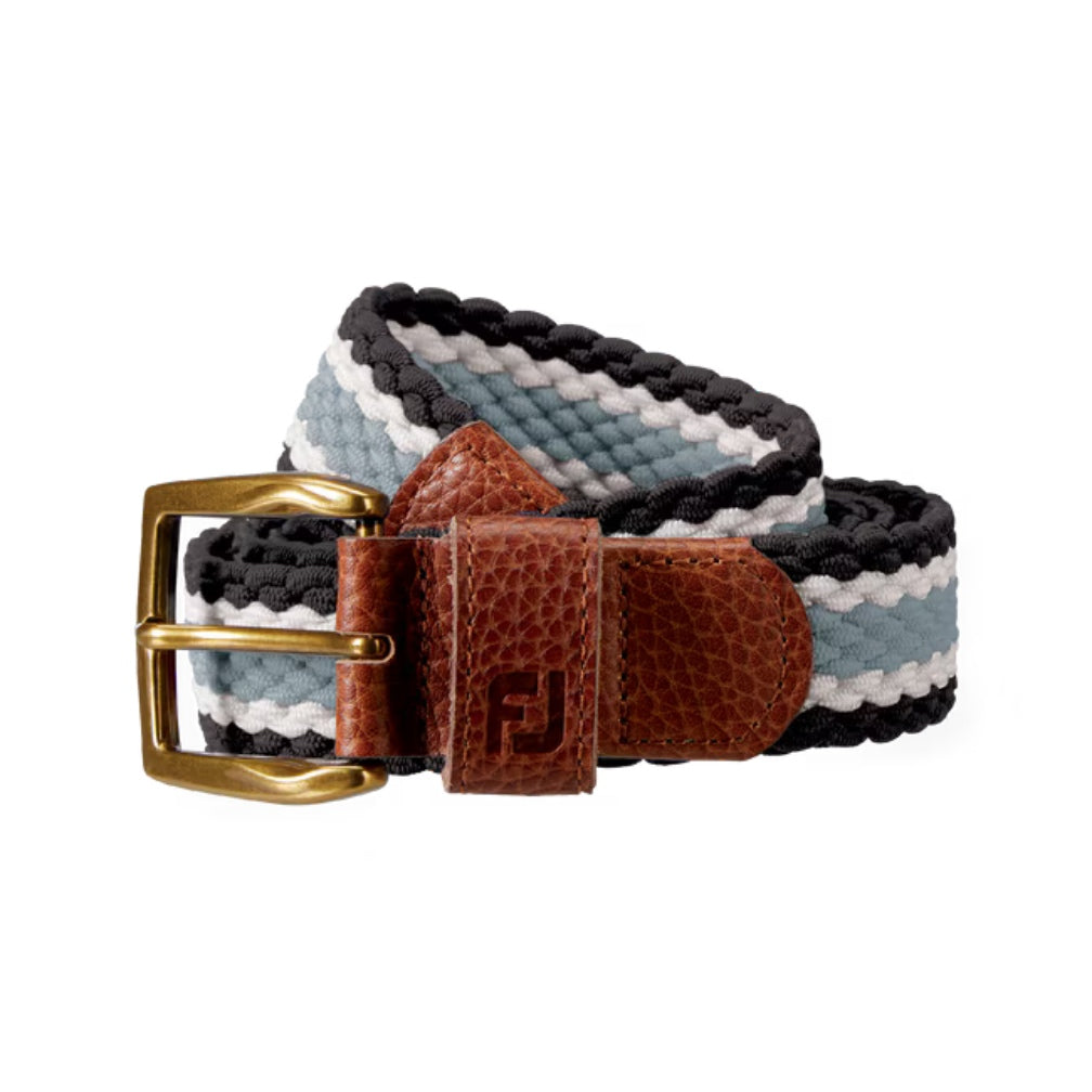 FootJoy Striped Braided Men's Belt | Golf Suite Shop
