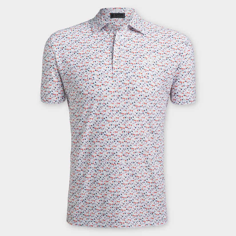 G/FORE Aye Papi Printed Pique Polo | Golf Suite Shop